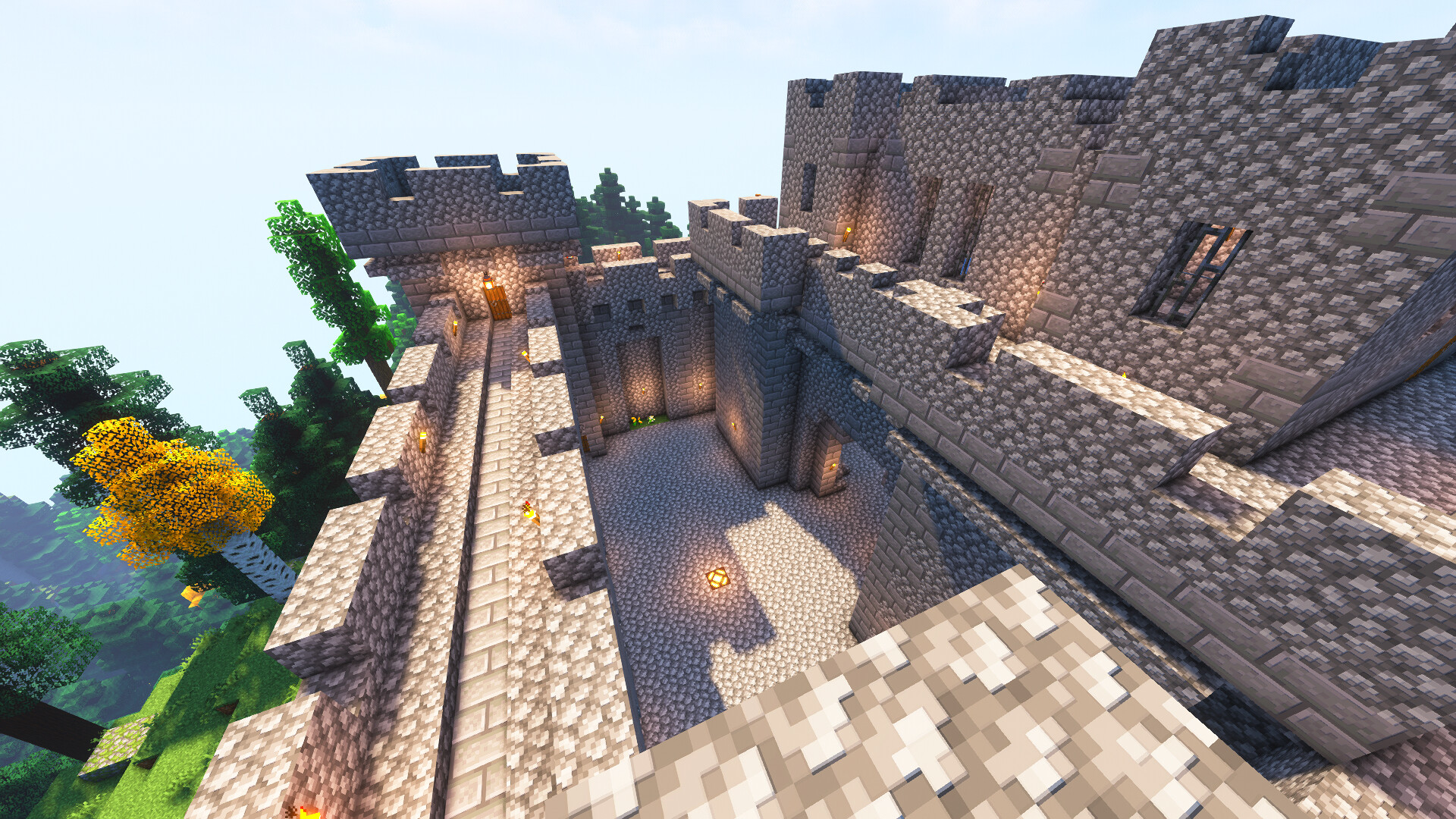 Mountaintop Castle Minecraft Map