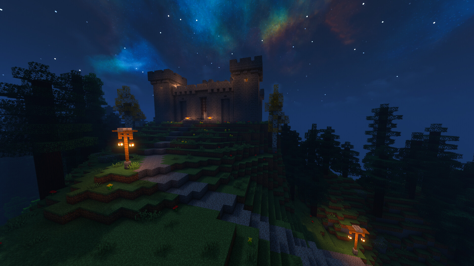 Mountaintop Castle Minecraft Map