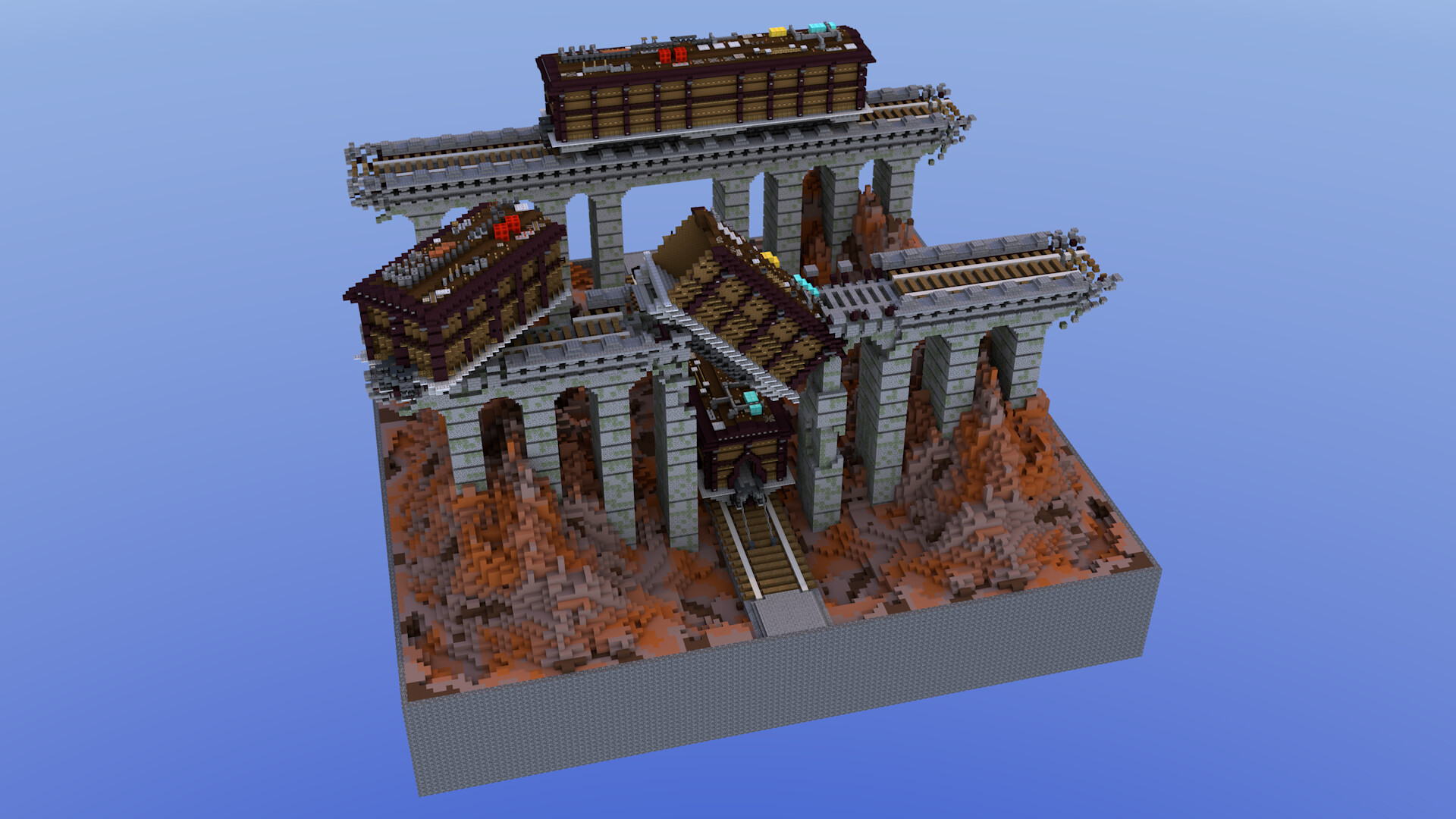 Train Tracks KOTH | 1.8+ Minecraft Map