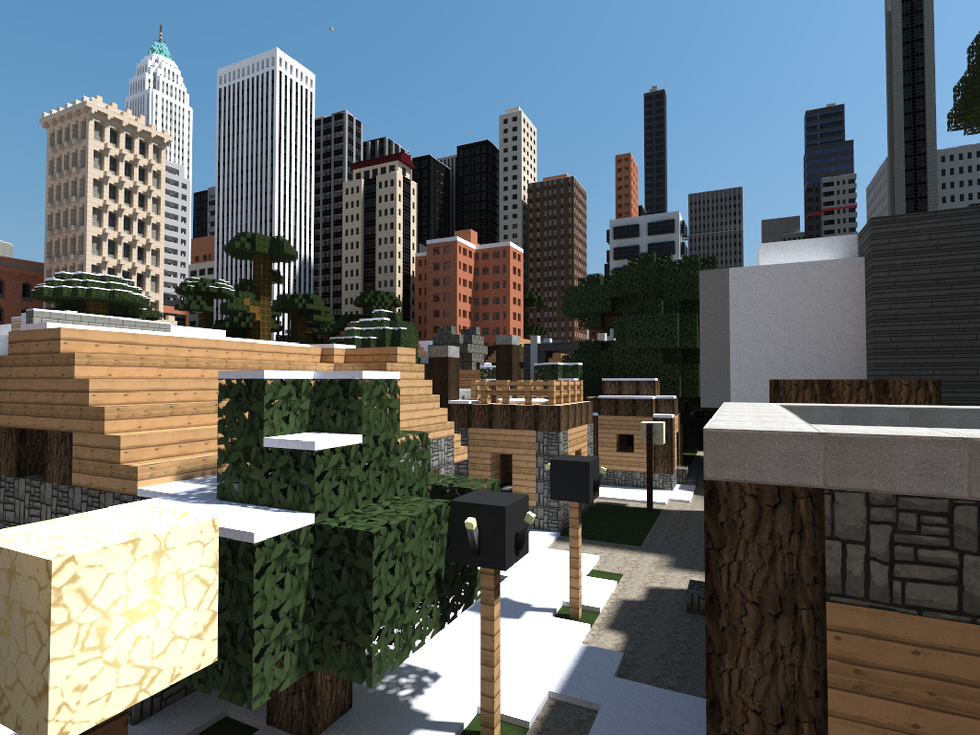 New Kaiway - huge realistic city with interior Minecraft Map