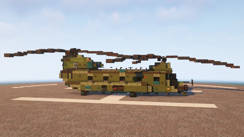 RAF Boeing Chinook HC3 (MH-47E) Minecraft Map
