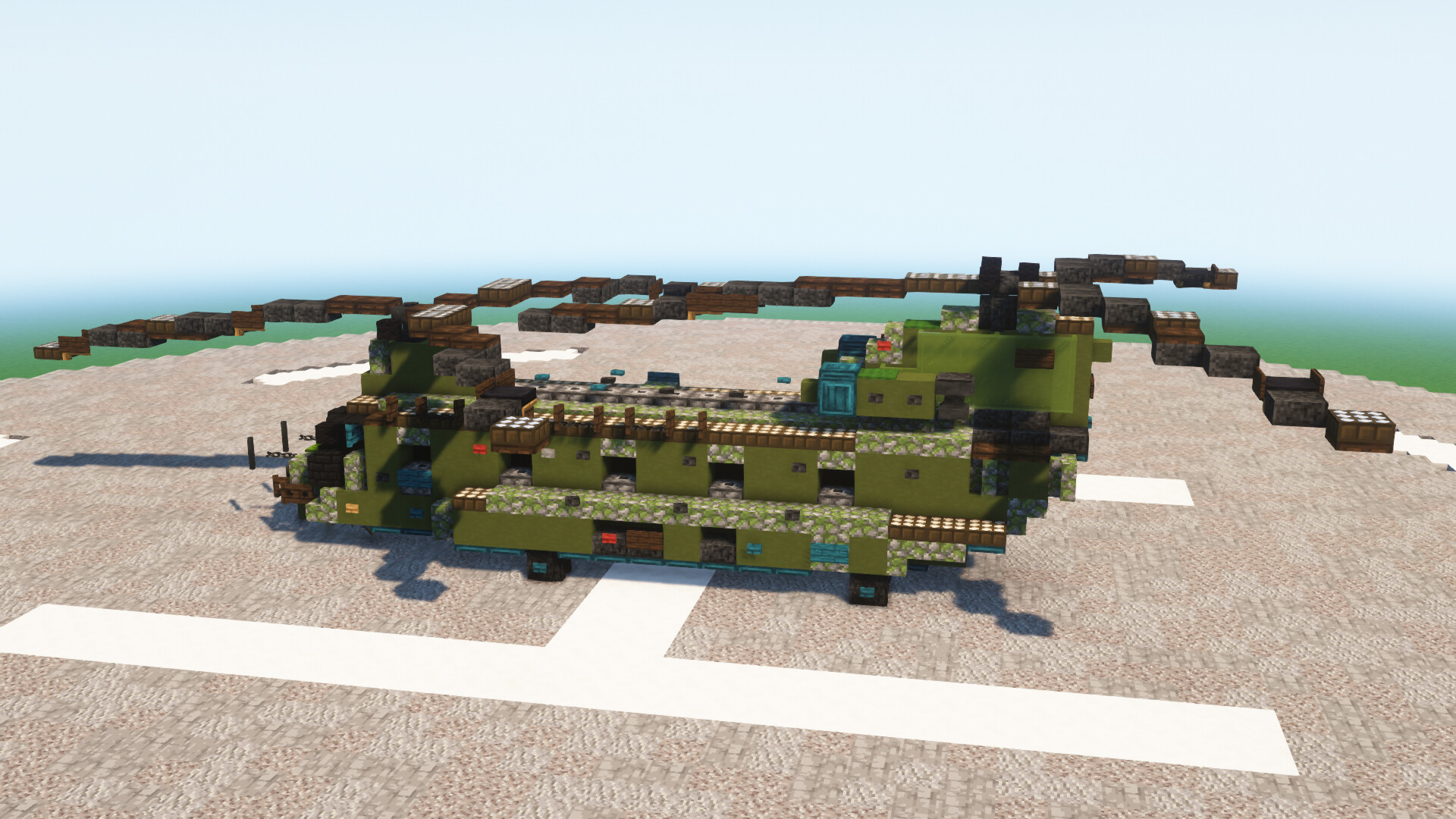 RAF Boeing Chinook HC3 (MH-47E) Minecraft Map