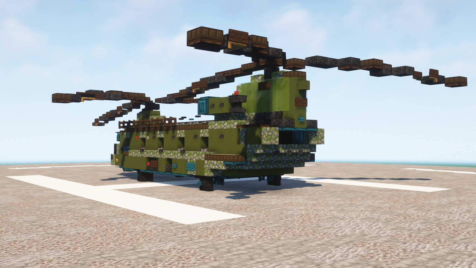 RAF Boeing Chinook HC3 (MH-47E) Minecraft Map
