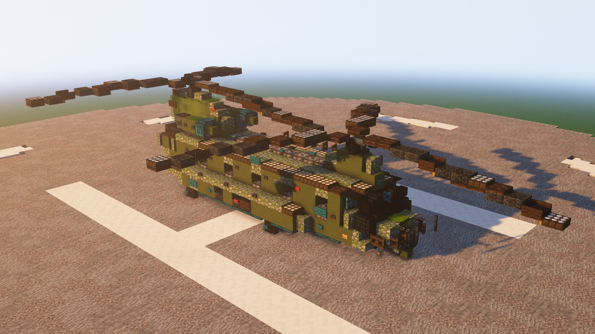 RAF Boeing Chinook HC3 (MH-47E) Minecraft Map