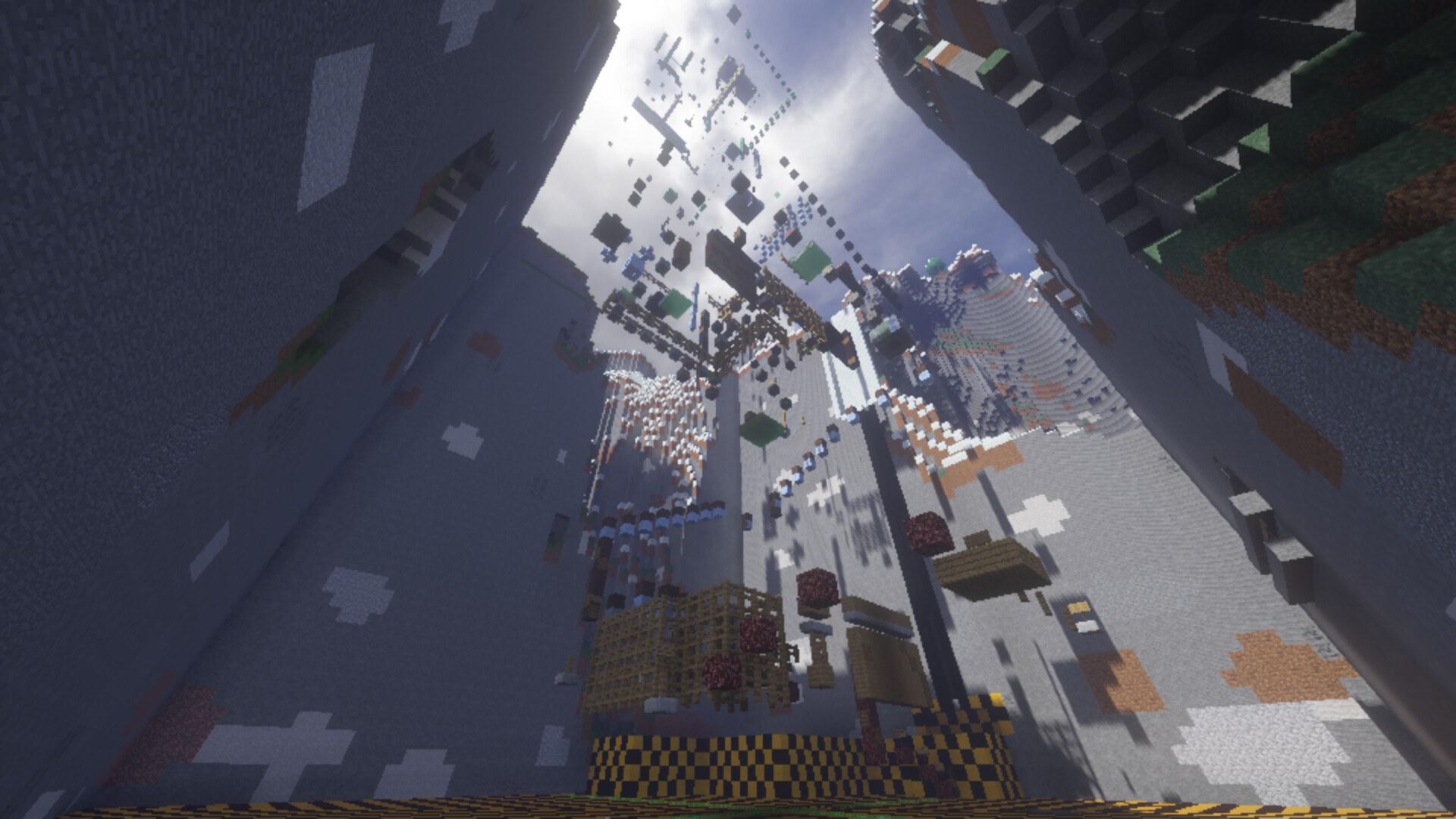 10 Levels In 10 Blocks Minecraft Map