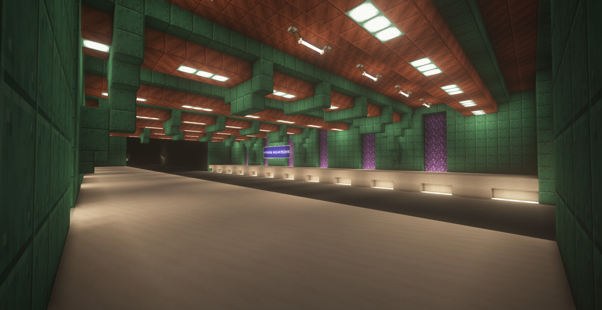 Minecraft Line | Minecraft underground subway system Minecraft Map