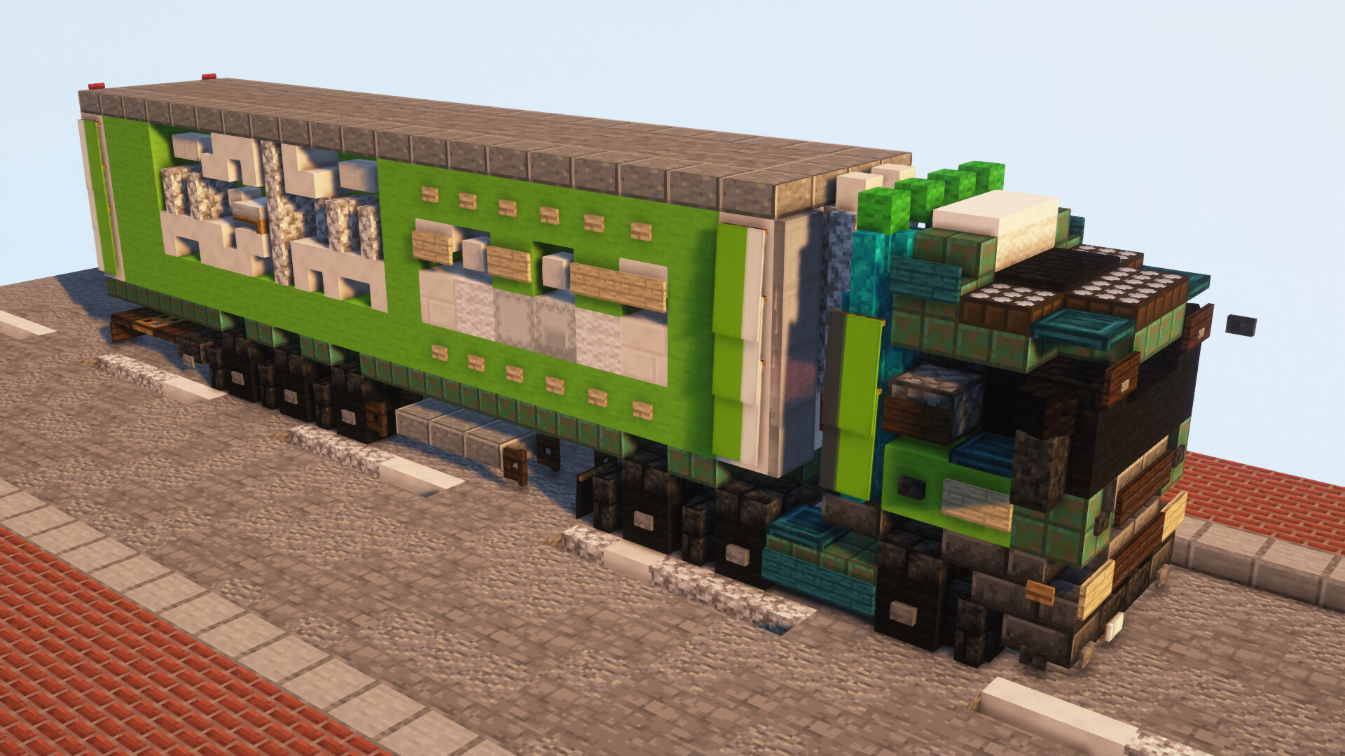 ASDA Scania G410 Minecraft Map