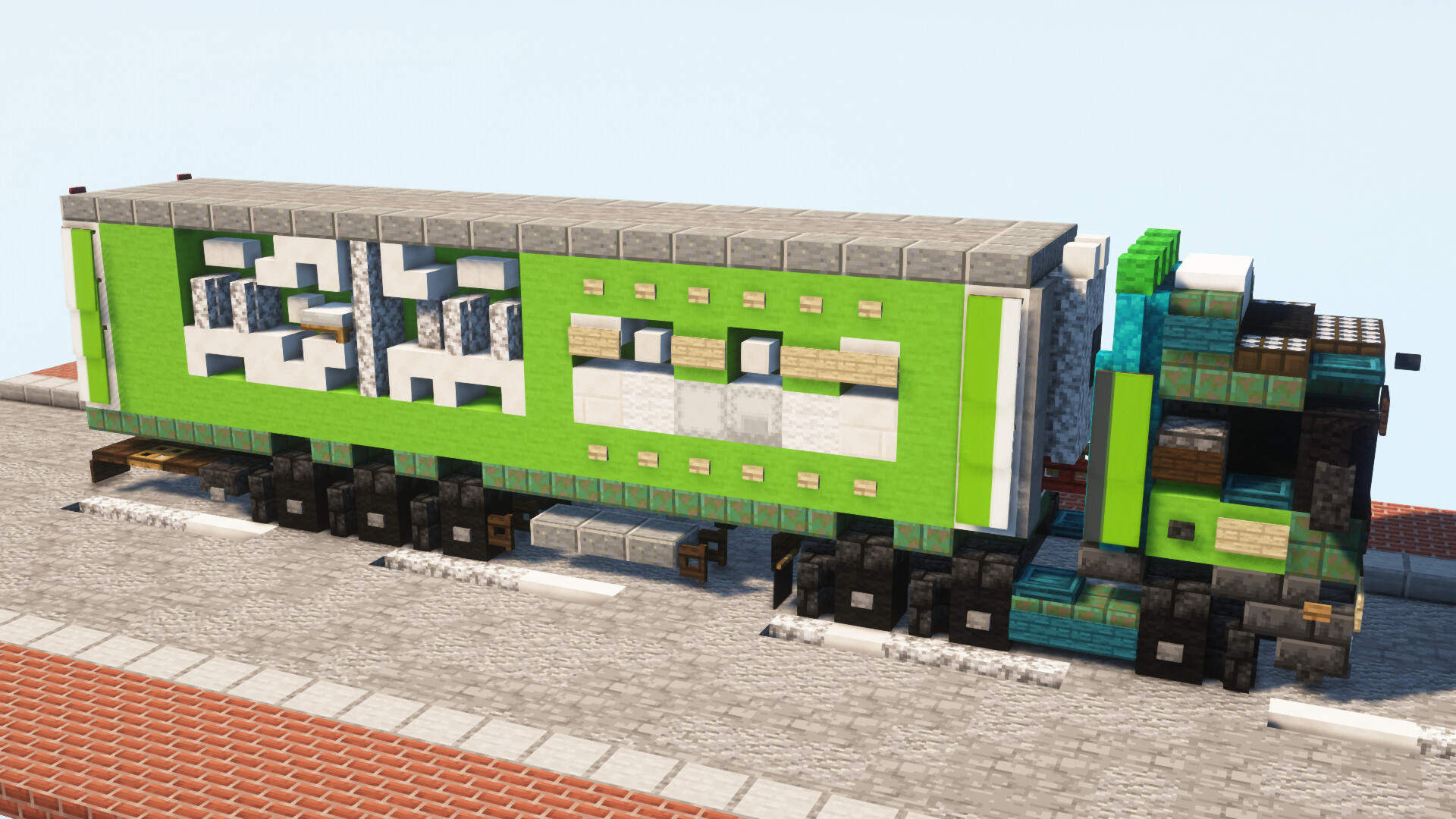 ASDA Scania G410 Minecraft Map