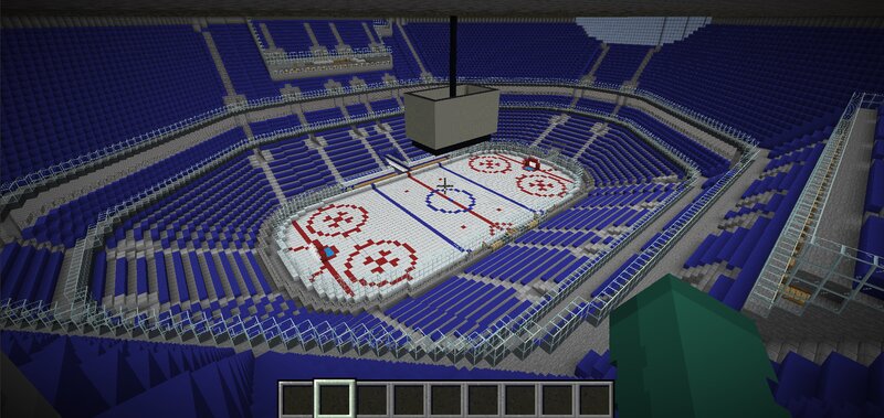 BIOSTEEL CENTER (MINECRAFT ICE HOCKEY ARENA) Minecraft Map