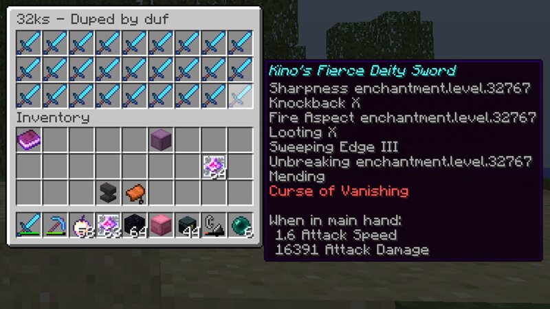 32k (8d8t) Minecraft Map