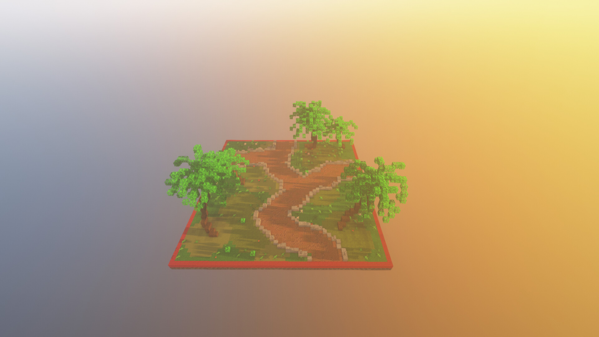 Simple Paradise Spawn Minecraft Map