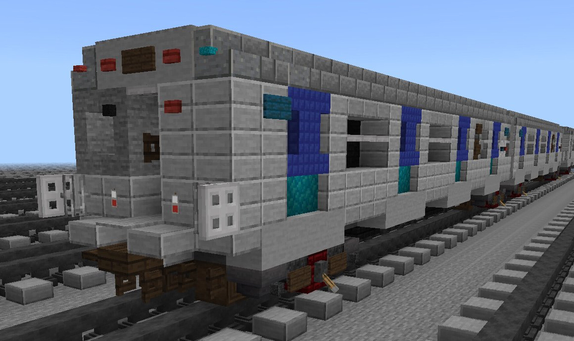 [1⅔:1] NYC MTA R32 subway train (RETIREMENT SPECIAL) Minecraft Map