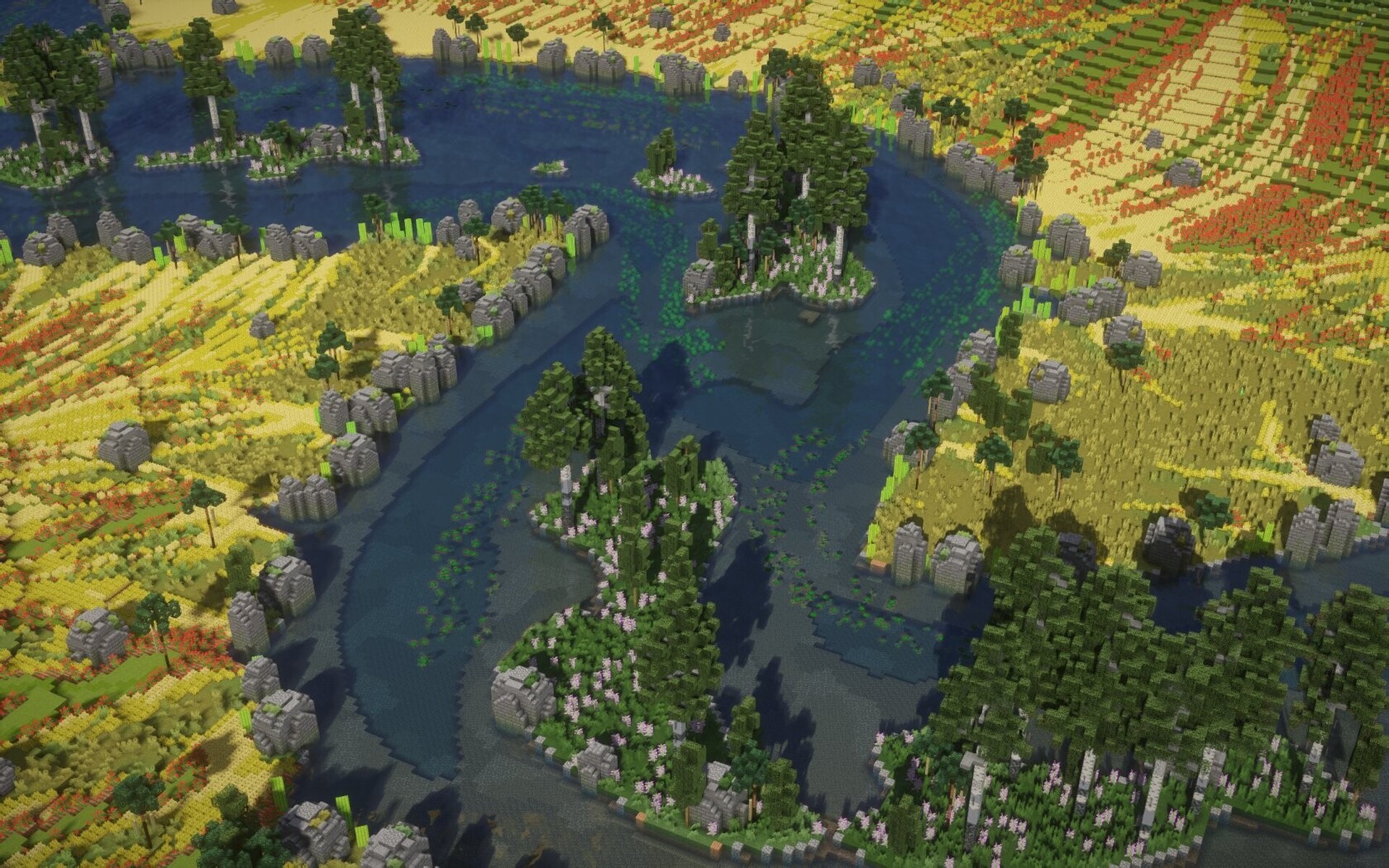 ⛰️ Yenolor ⛰️ Plains and Moutains (Download, 2k, 1.17+, custom world ...