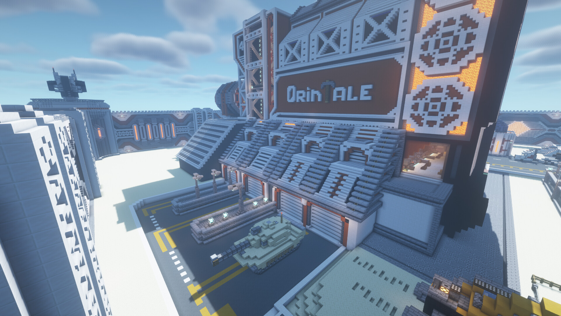 Minecraft Hitech Spawn Minecraft Map