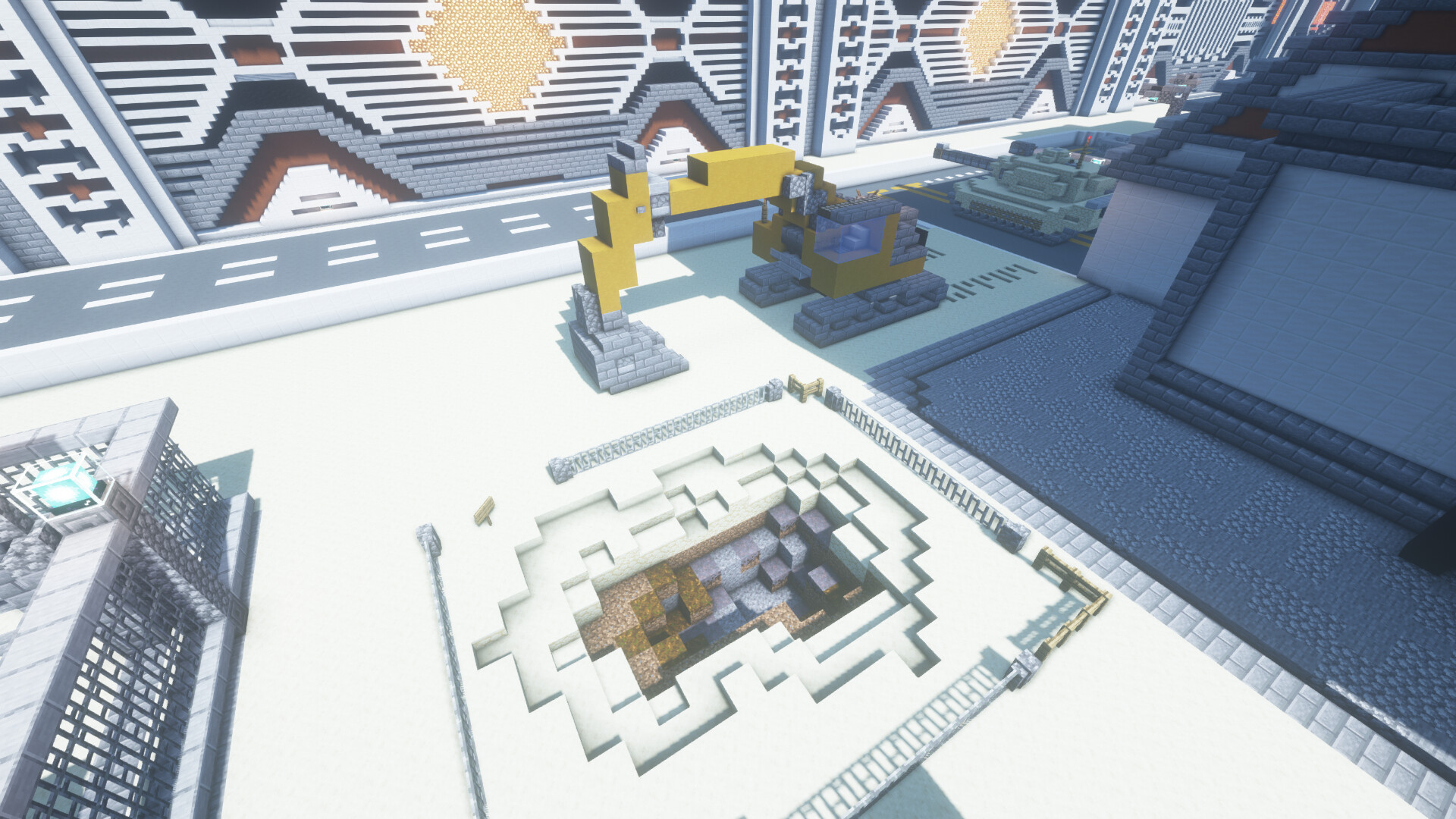 Minecraft Hitech Spawn Minecraft Map