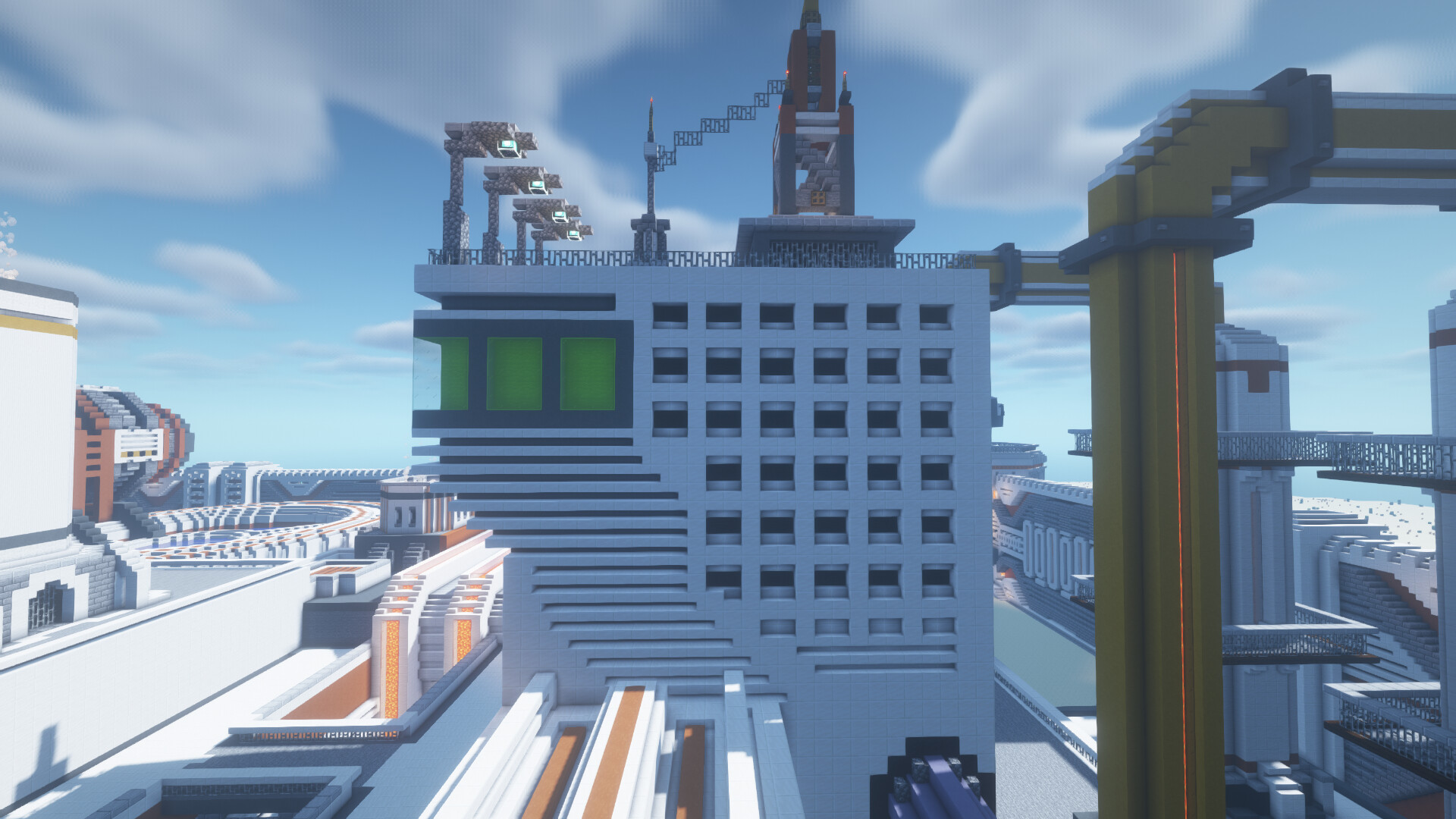 Minecraft Hitech Spawn Minecraft Map