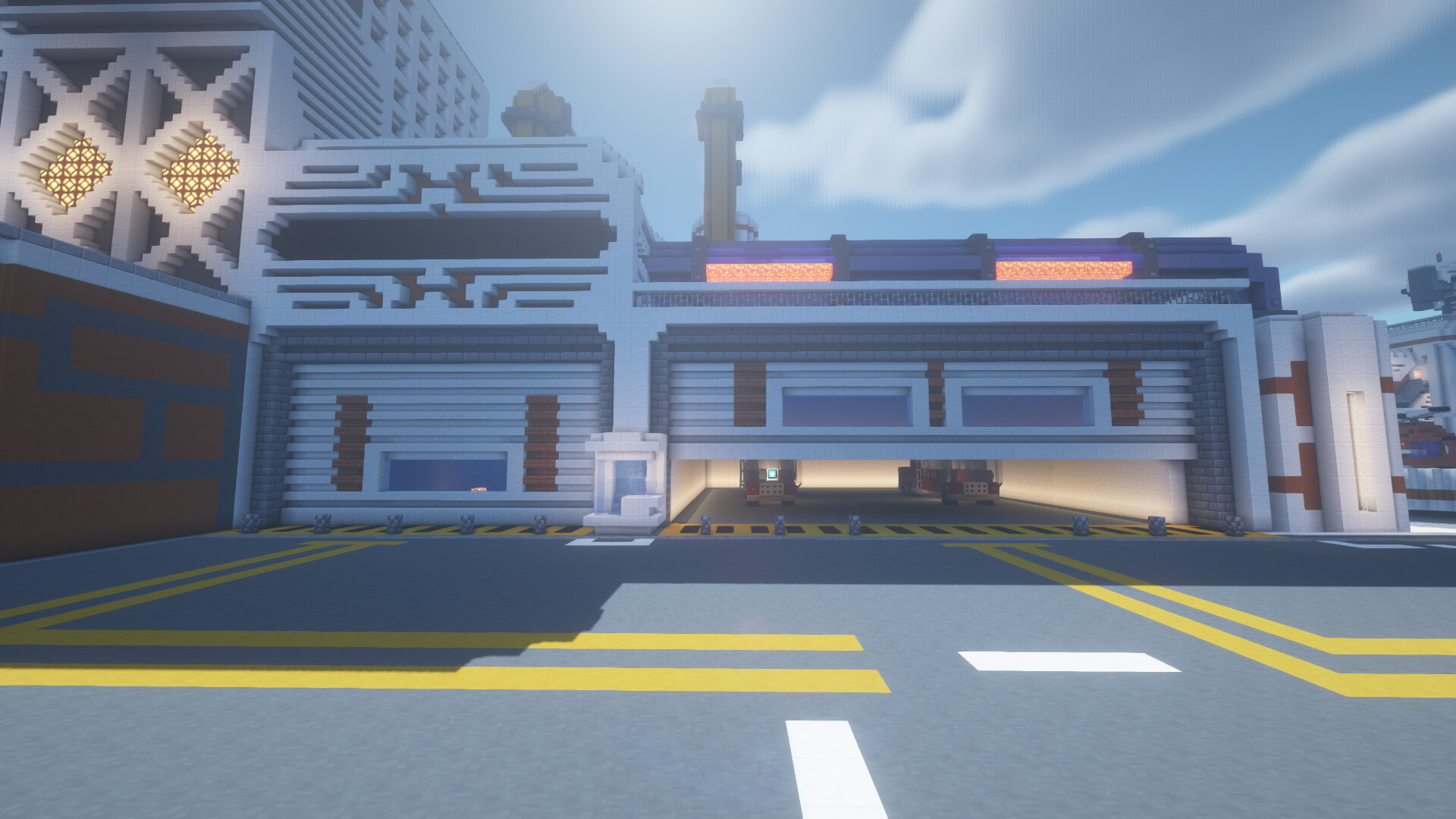 Minecraft Hitech Spawn Minecraft Map