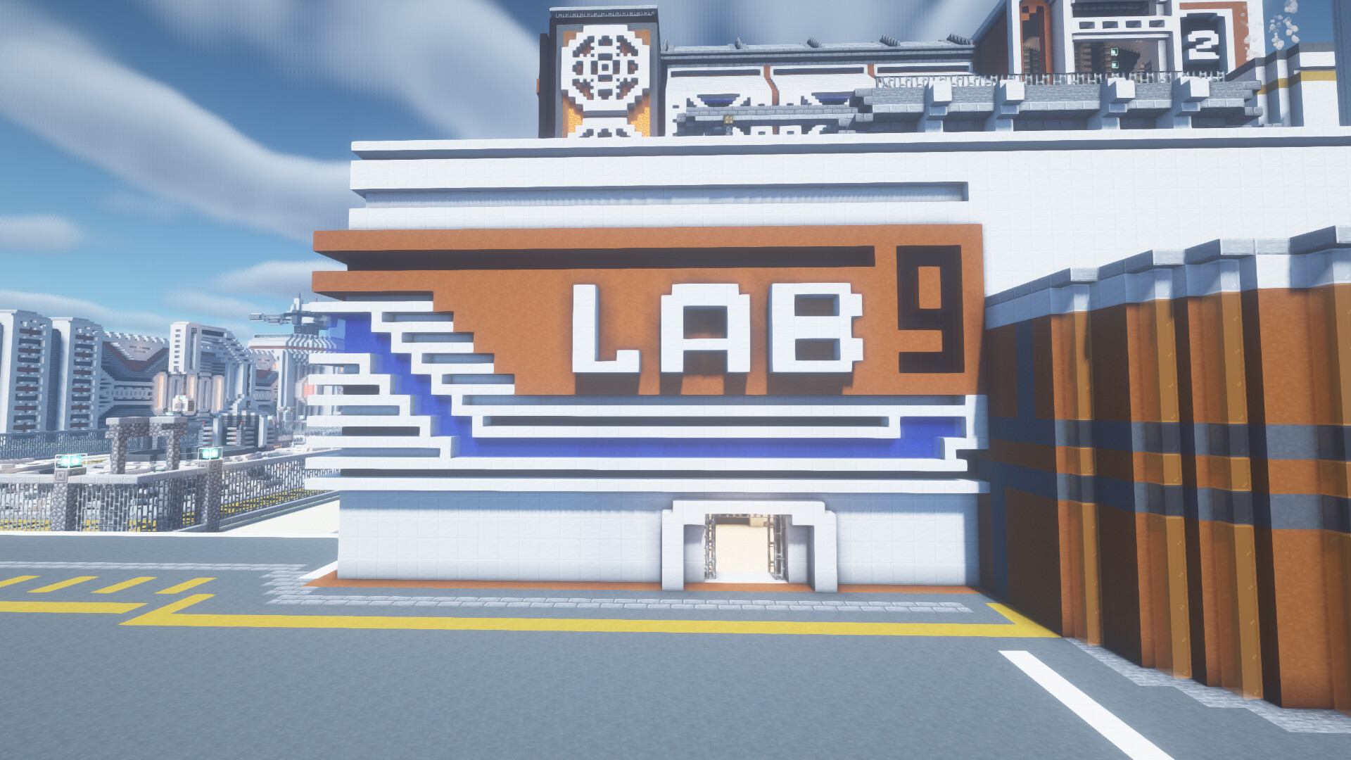 Minecraft Hitech Spawn Minecraft Map