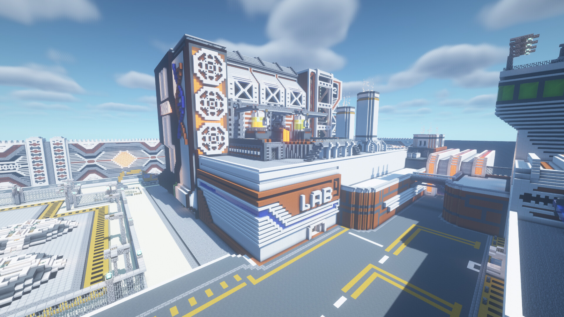 Minecraft Hitech Spawn Minecraft Map