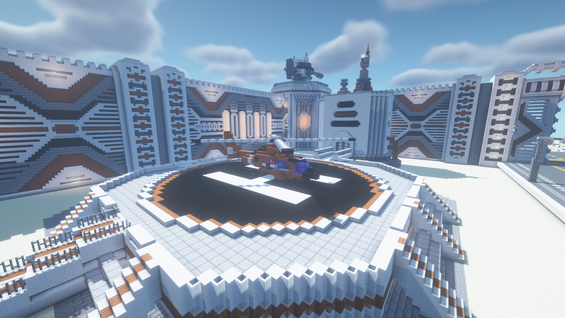 Minecraft Hitech Spawn Minecraft Map