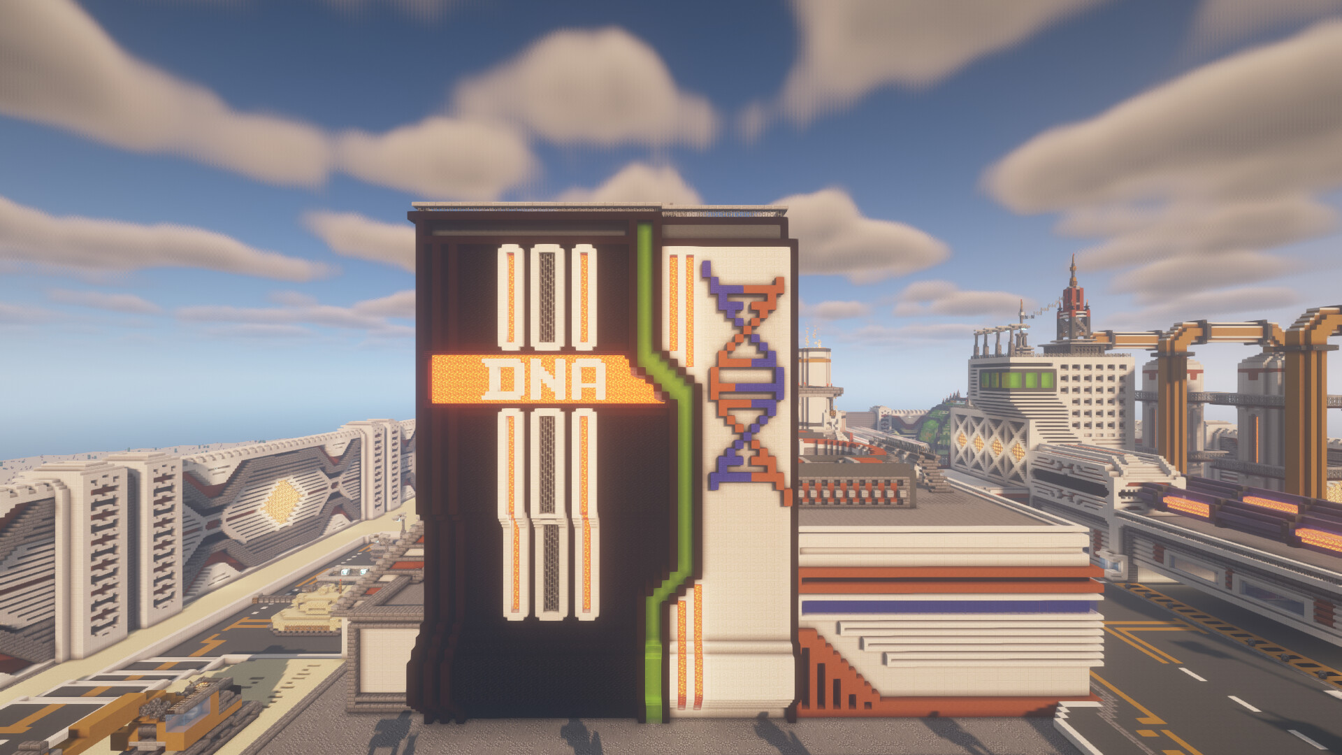 Minecraft Hitech Spawn Minecraft Map