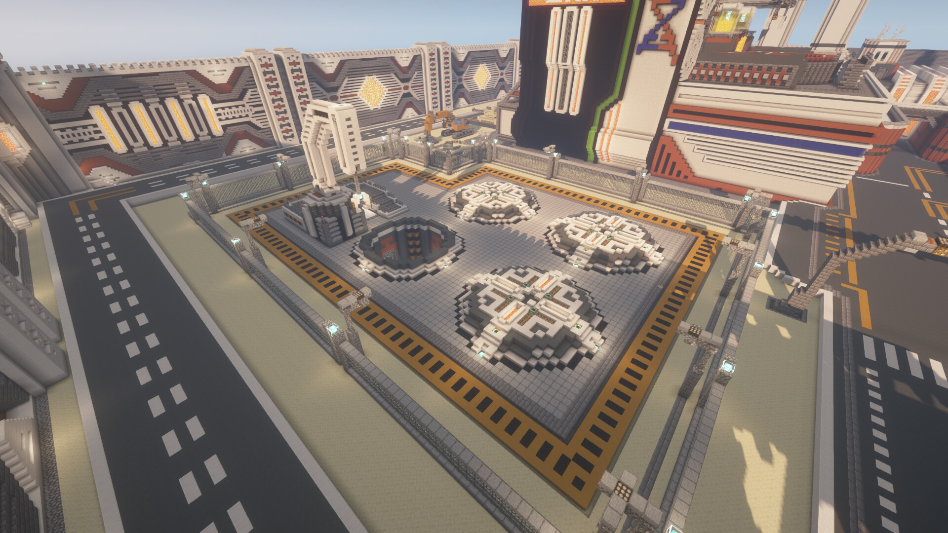 Minecraft Hitech Spawn Minecraft Map