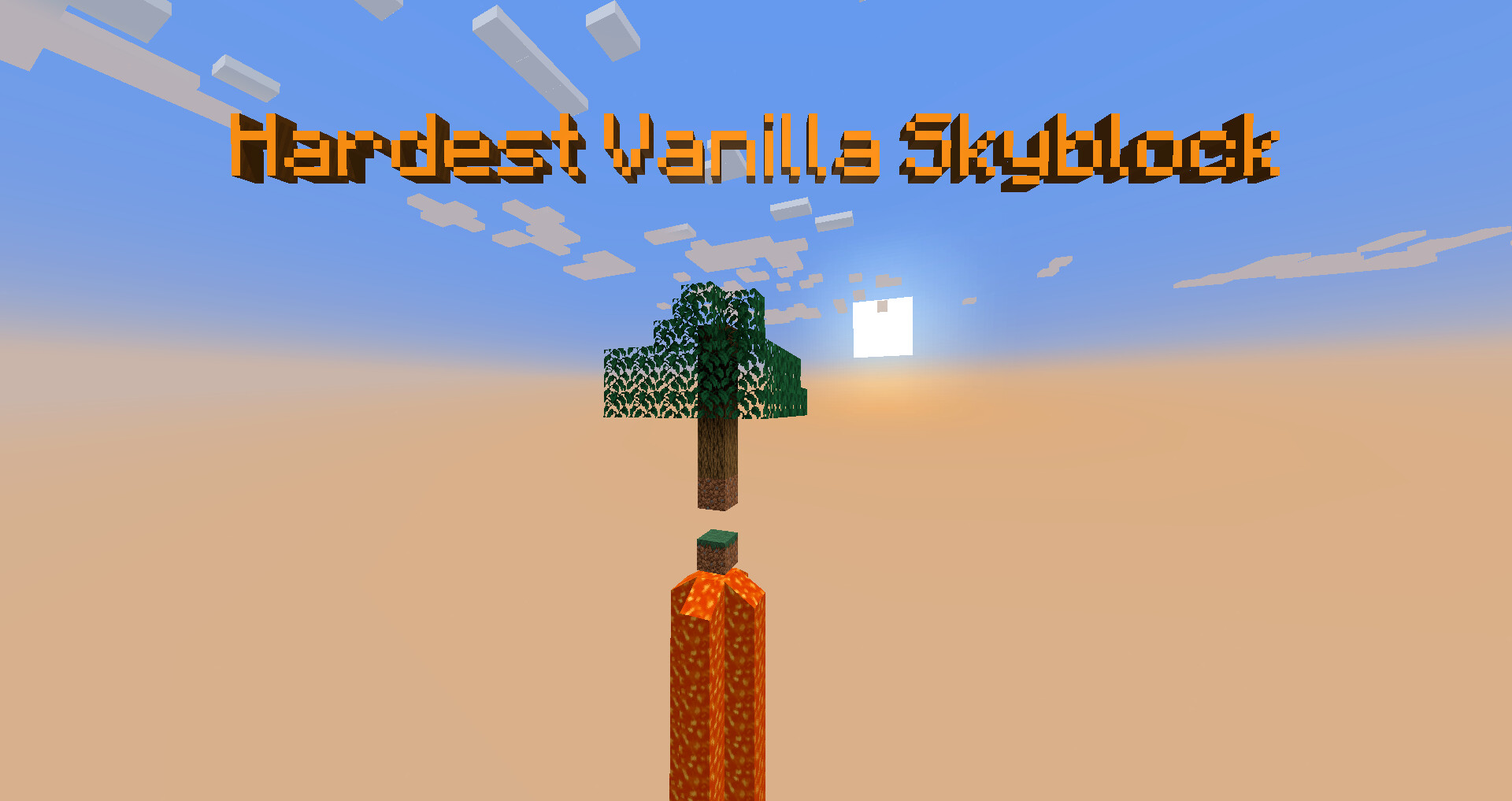 Hardest Vanilla Skyblock Minecraft Map
