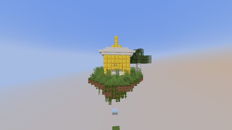 Bedrock to Java Easy SkyBlock Challenge 1.19 Minecraft Map