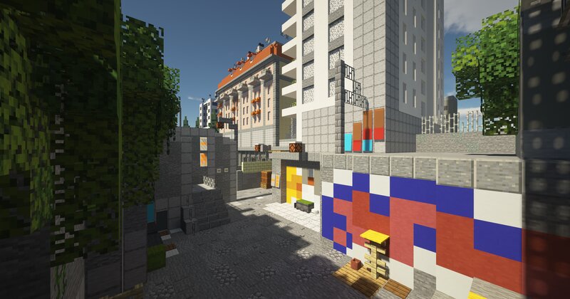 Overpass CSGO Minecraft Map