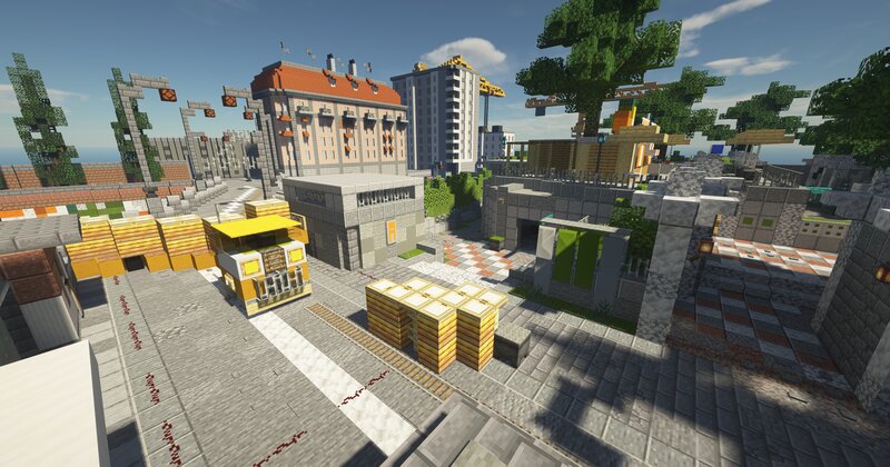 Overpass CSGO Minecraft Map
