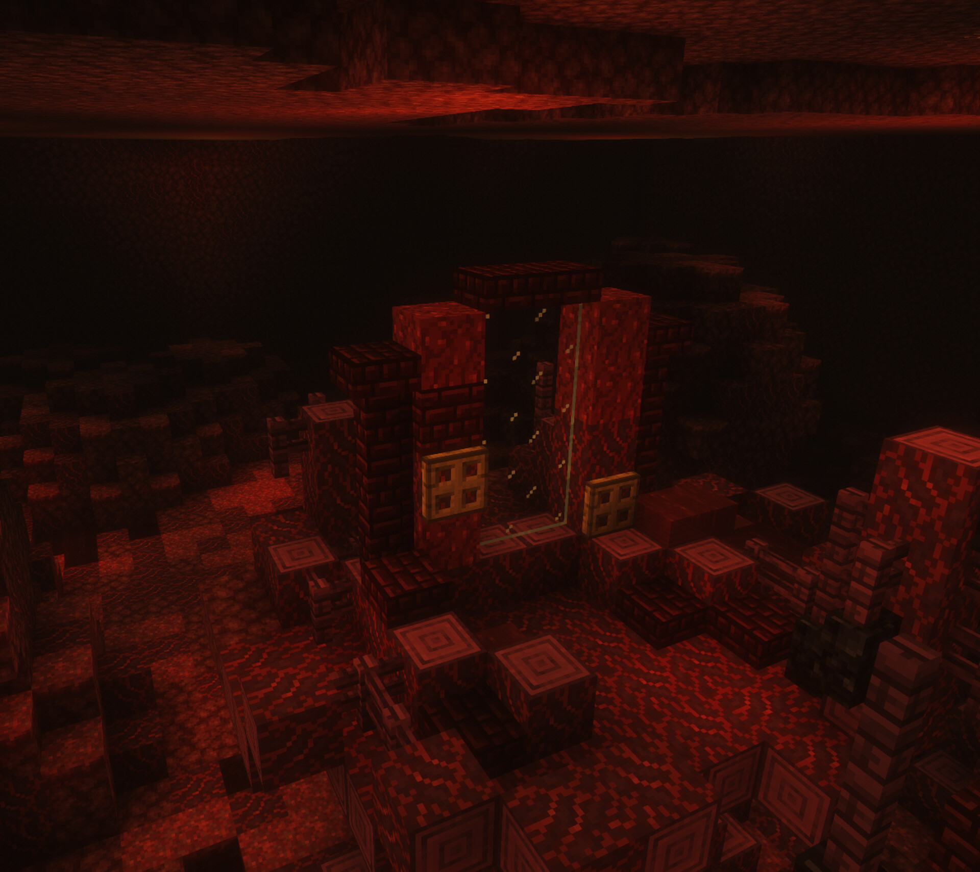 Vecna's Lair from Stranger things 4 Minecraft Map