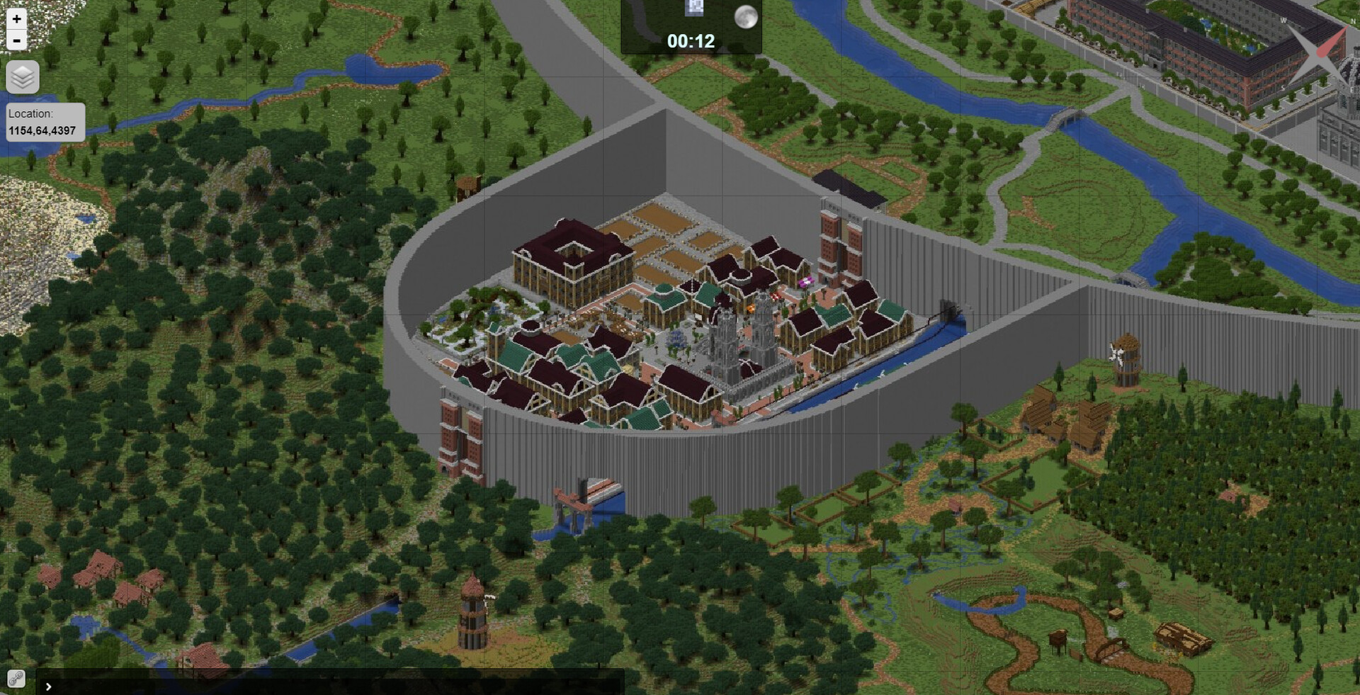 Attack On Titan - FULL MAP - SNK Minecraft Map