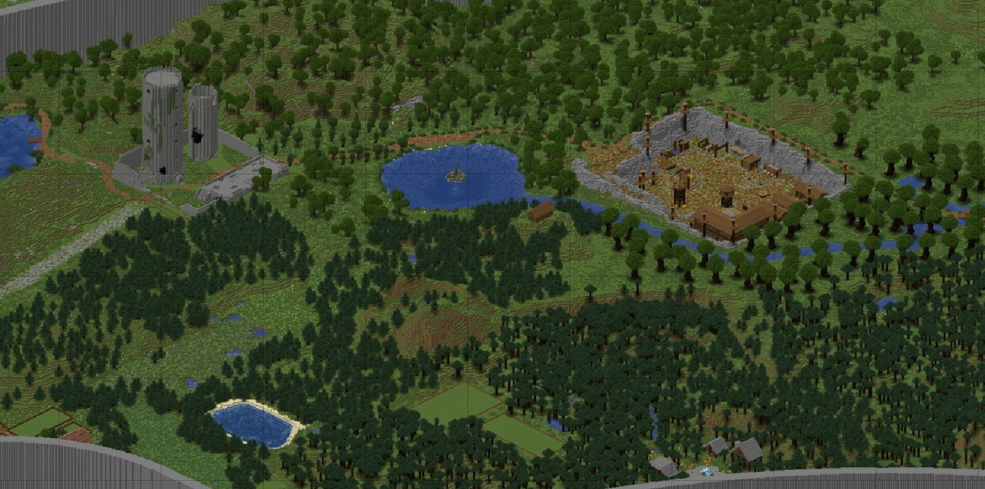 Attack On Titan - FULL MAP - SNK Minecraft Map