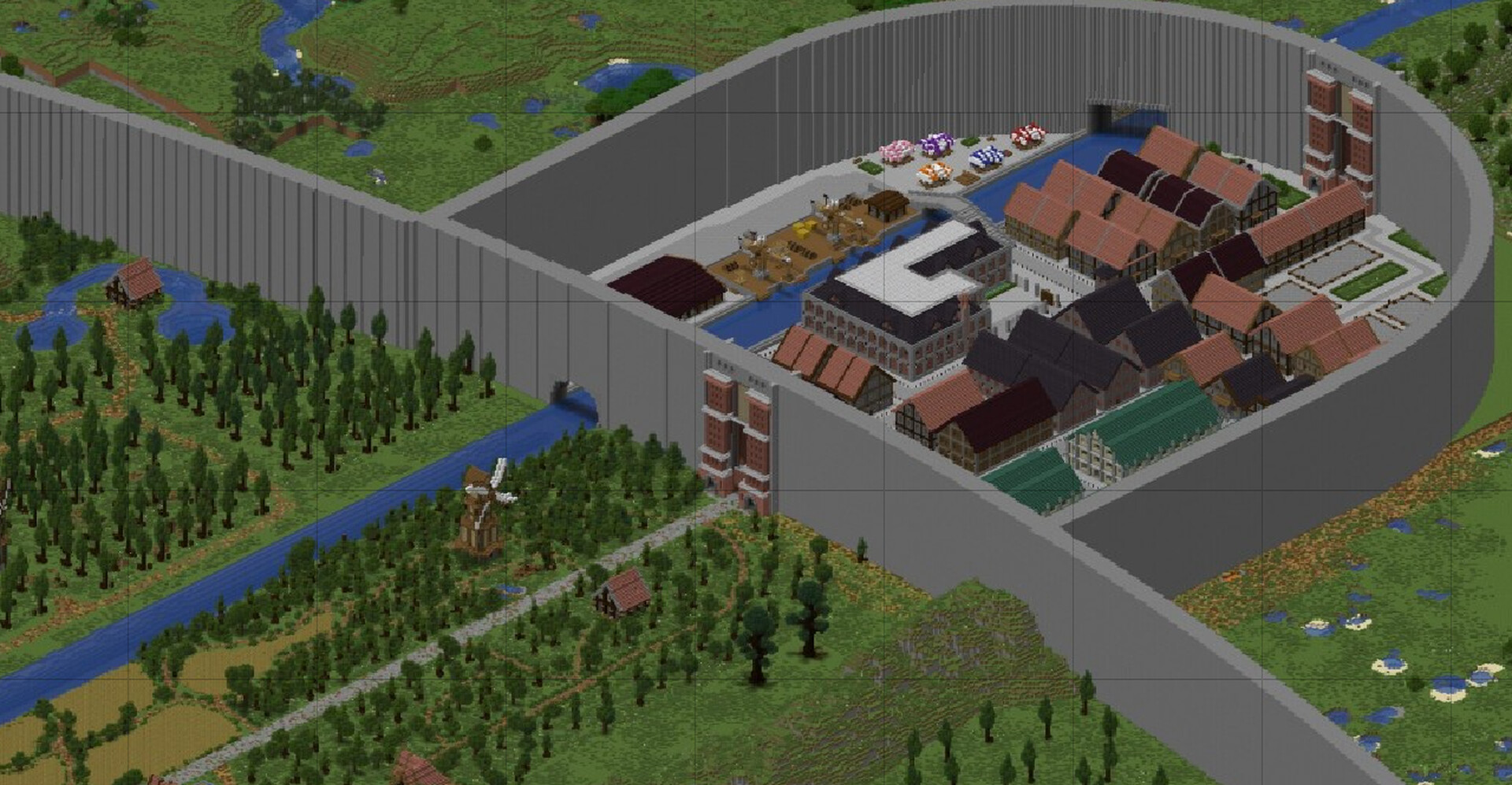 Attack On Titan - FULL MAP - SNK Minecraft Map