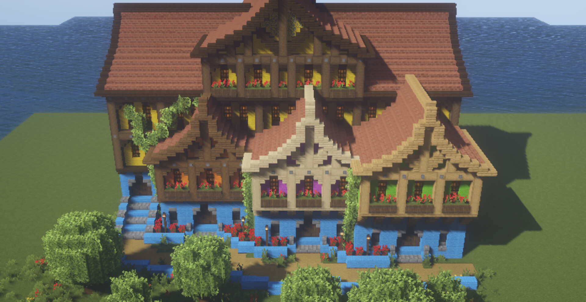 A Minecraft Big Medieval Survival Base #2 (DOWNLOAD) Minecraft Map