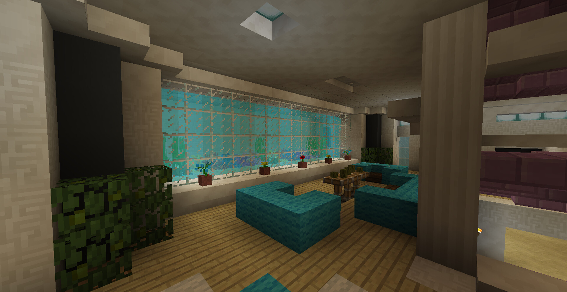 Lotus - Futuristic Ocean Mansion Minecraft Map