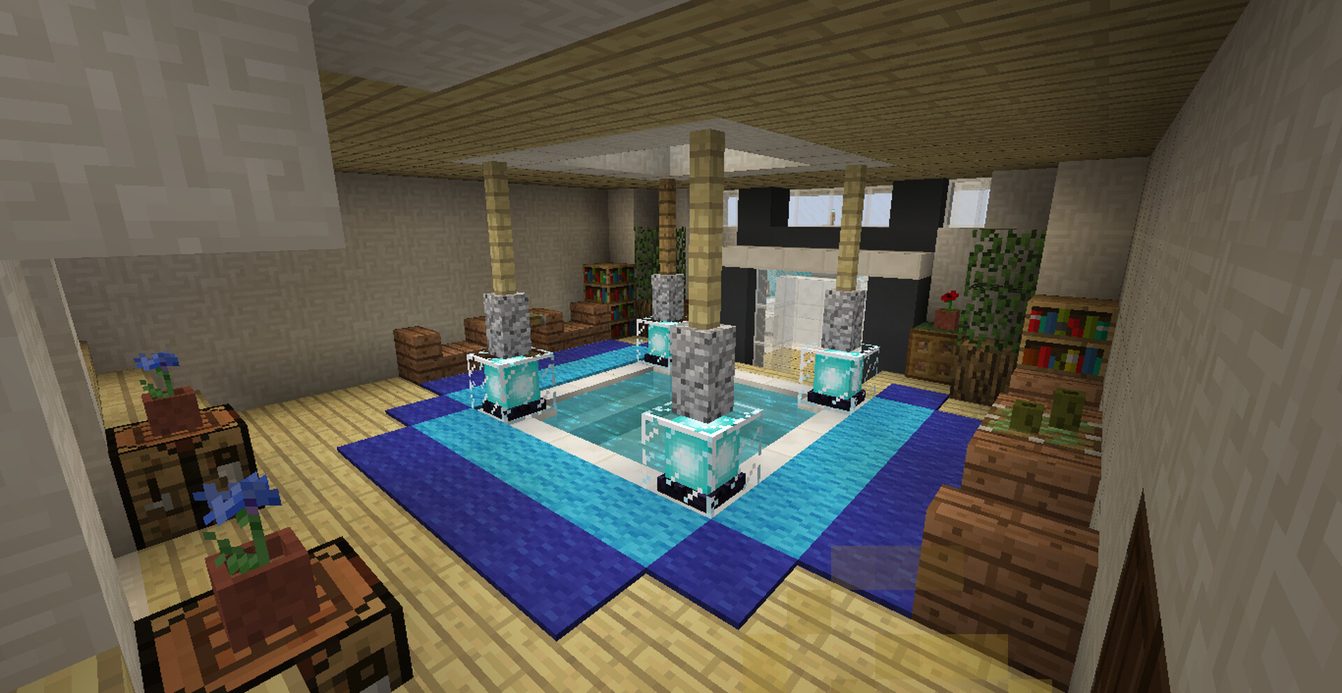 Lotus - Futuristic Ocean Mansion Minecraft Map