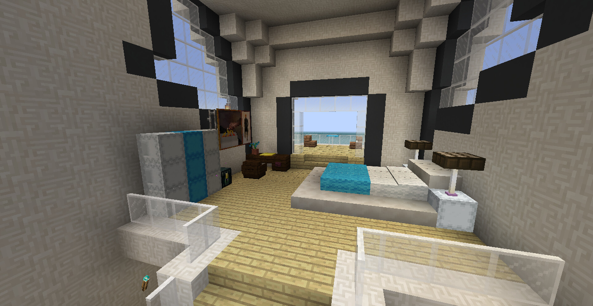 Lotus - Futuristic Ocean Mansion Minecraft Map