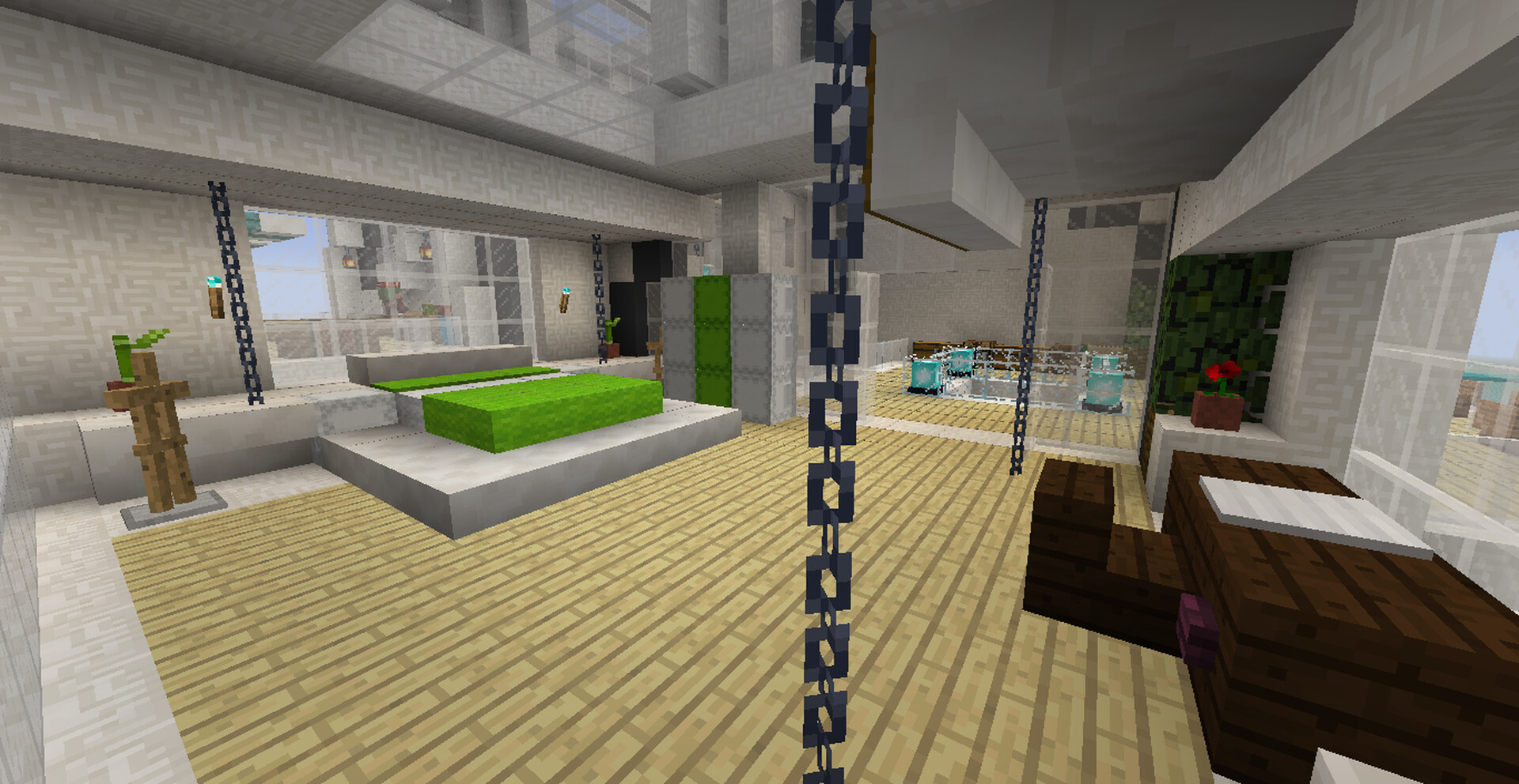 Lotus - Futuristic Ocean Mansion Minecraft Map