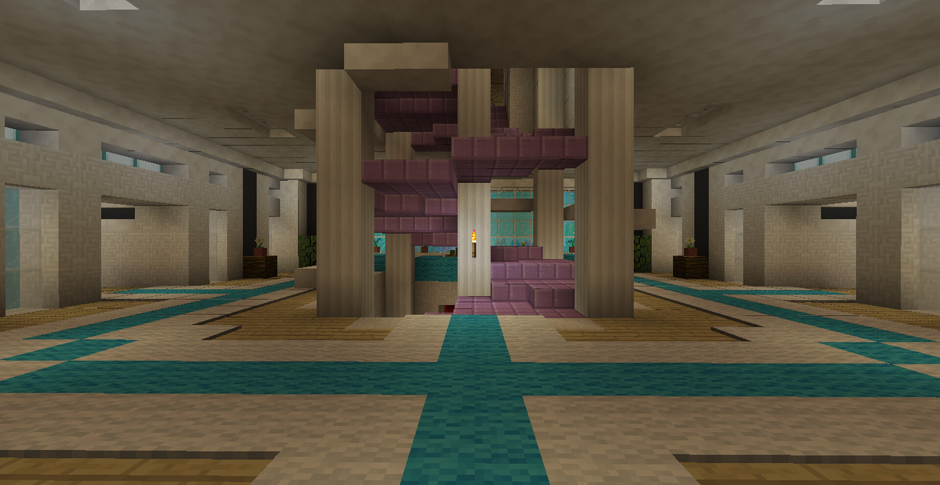 Lotus - Futuristic Ocean Mansion Minecraft Map