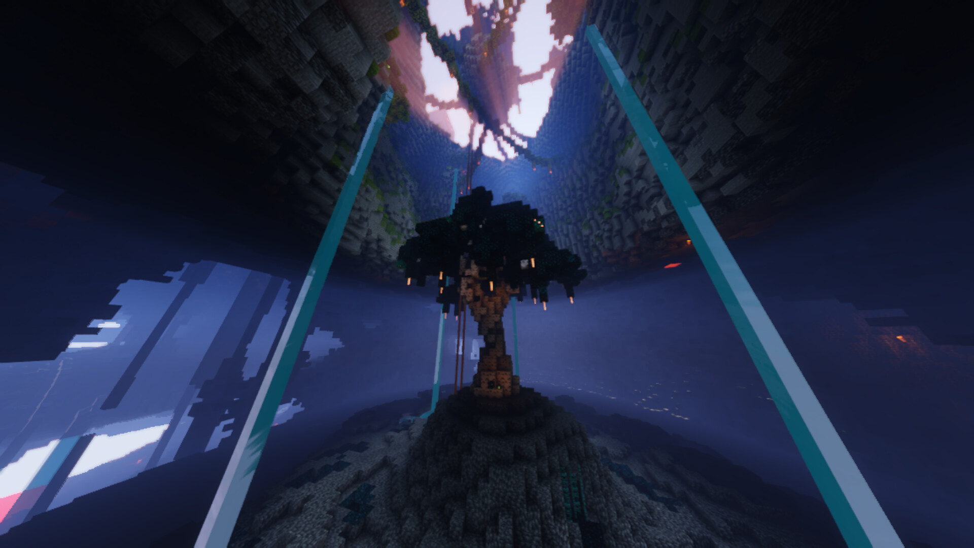 The Deepdark tree Minecraft Map