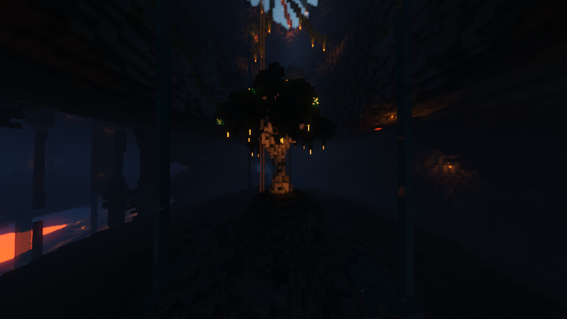 The Deepdark tree Minecraft Map