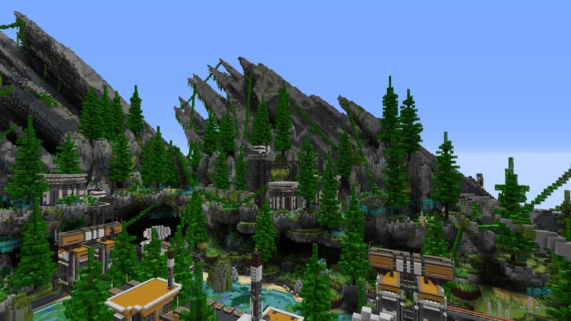 Research Facility Valley Minecraft Map