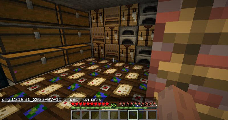 Secret base inside a village Minecraft Map