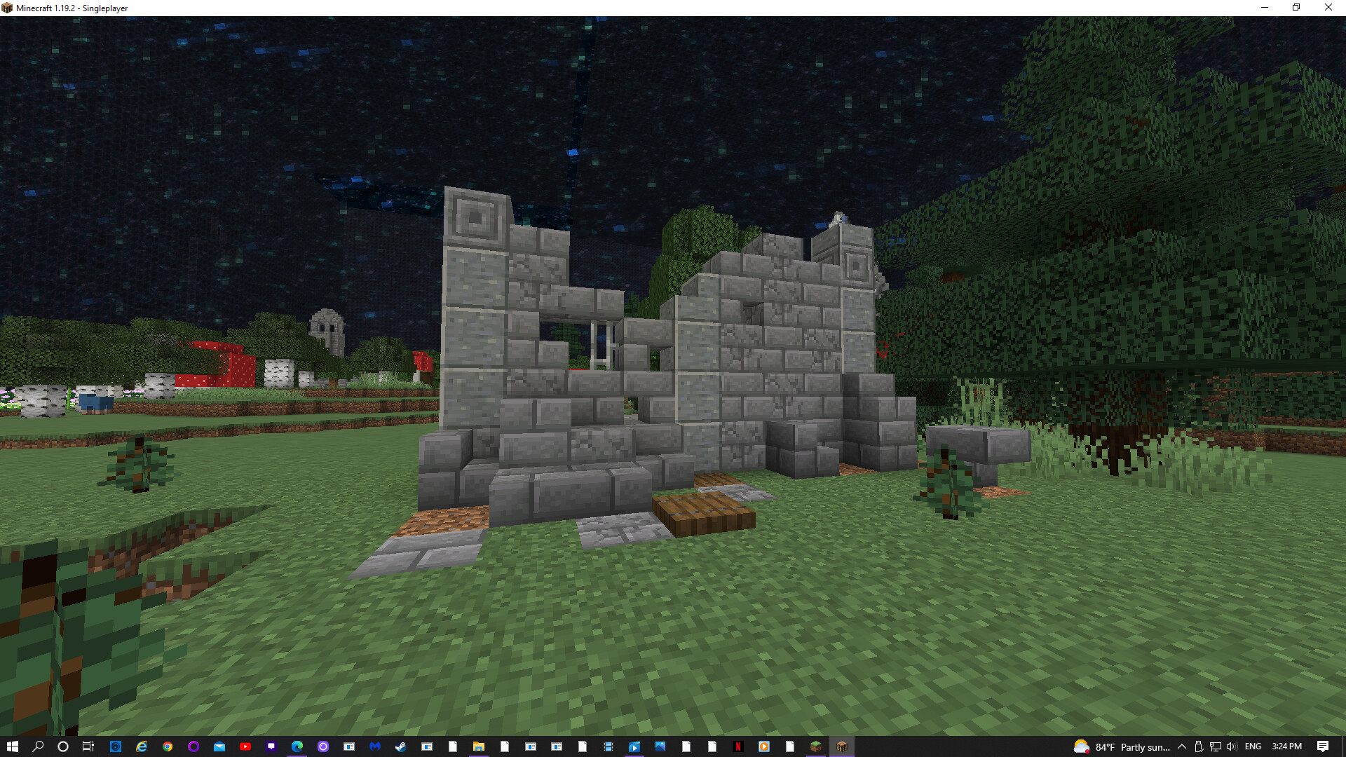 Small Rubble Wall Segment Minecraft Map