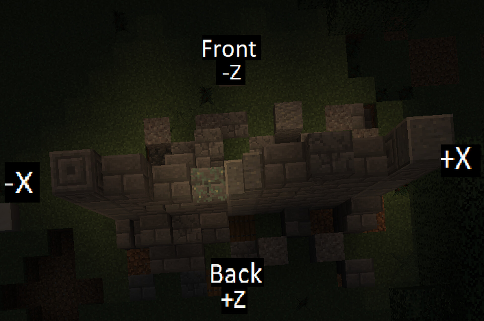 Small Rubble Wall Segment Minecraft Map