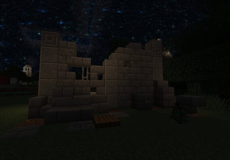 Small Rubble Wall Segment Minecraft Map