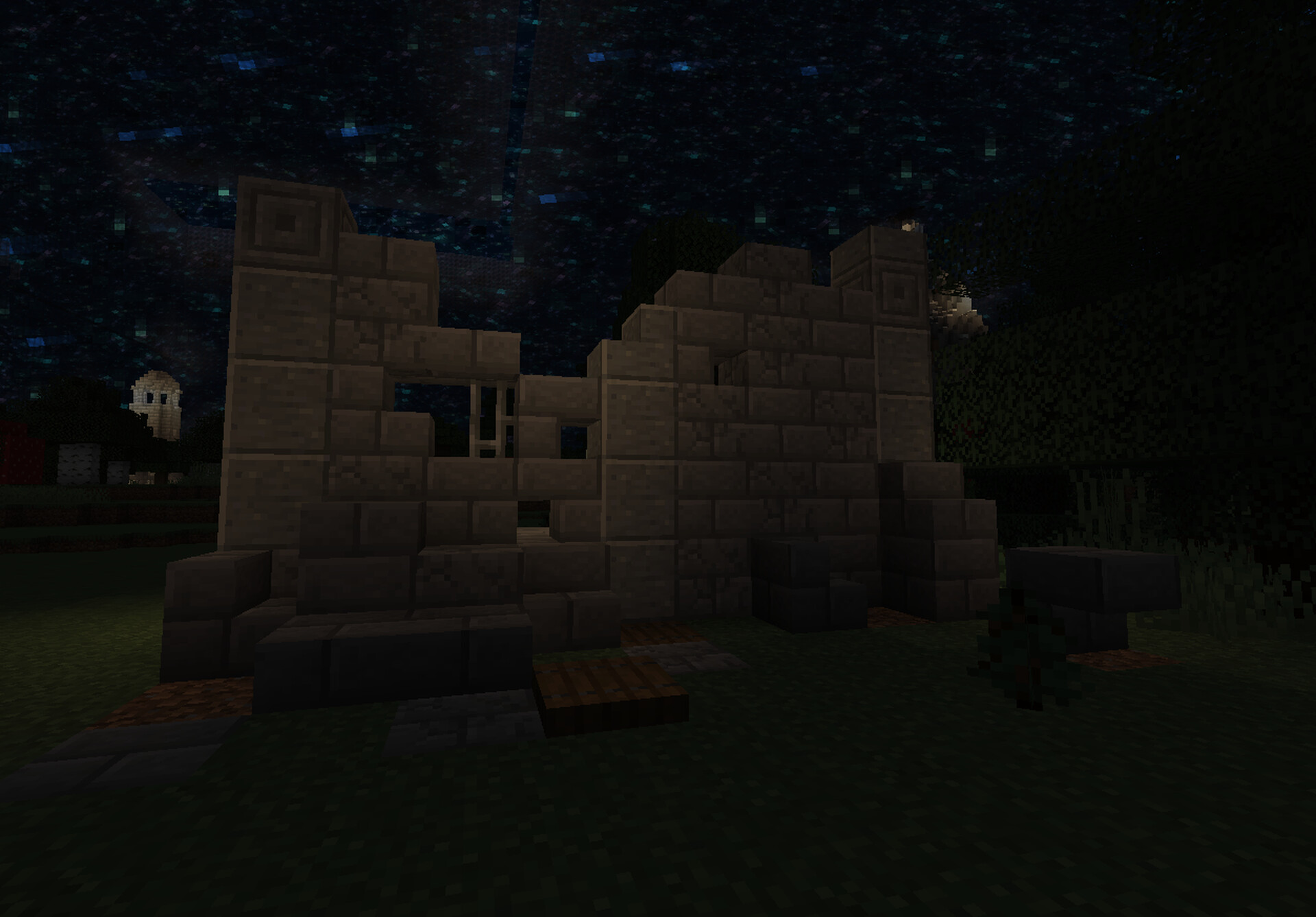 Small Rubble Wall Segment Minecraft Map