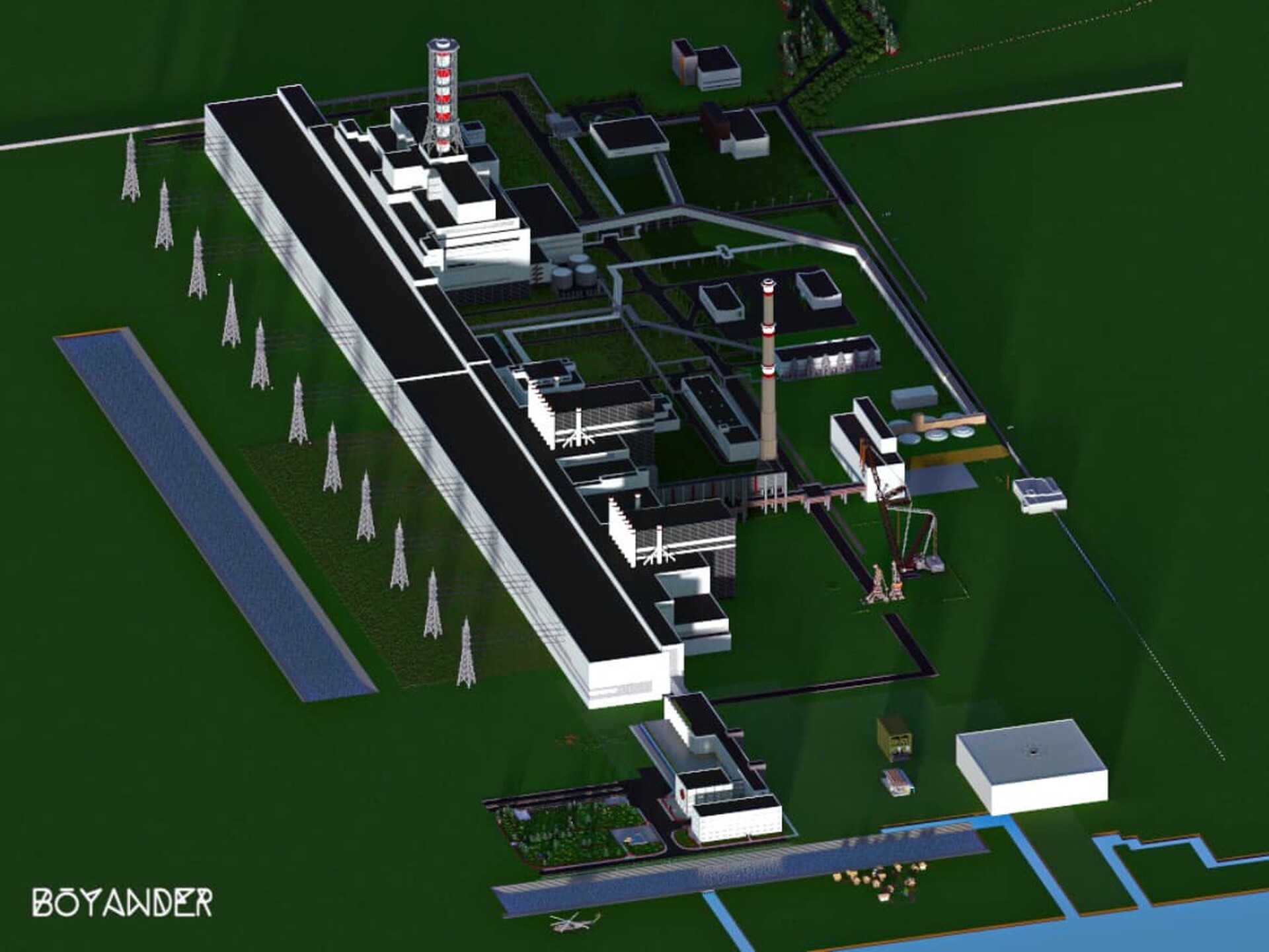 Chernobyl Nuclear Powerplant Minecraft Map