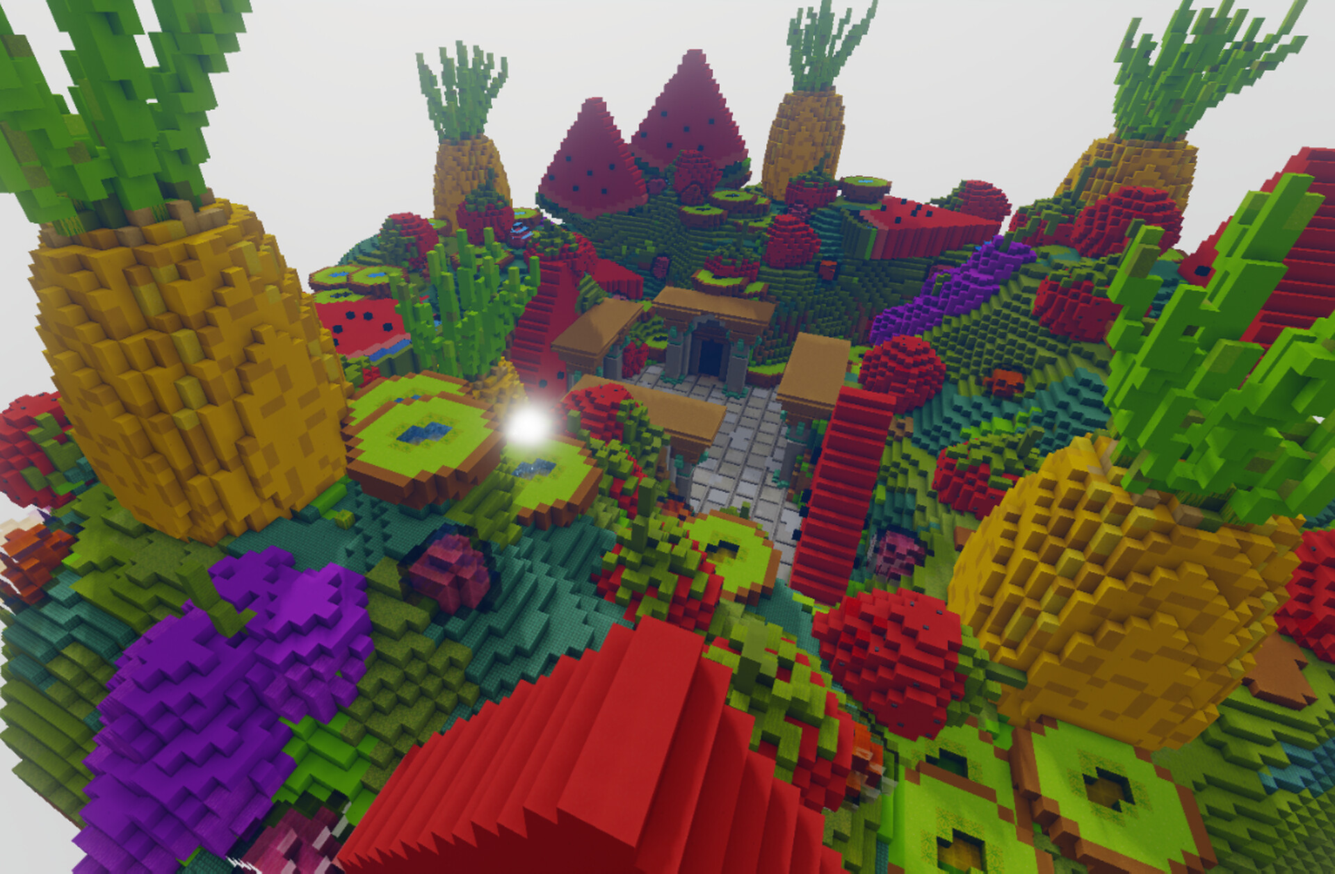 Tutti Fruity Themed Hub/ Spawn Minecraft Map